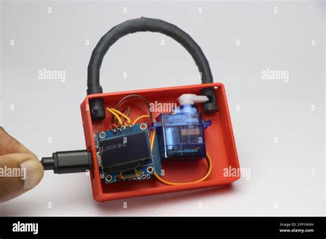 Servo And Oled Display Controlled By Microcontroller That Controls The 3d Printed Actual Lock