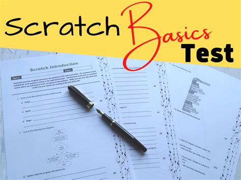 ks2 and ks3 computing scratch introduction test teaching resources