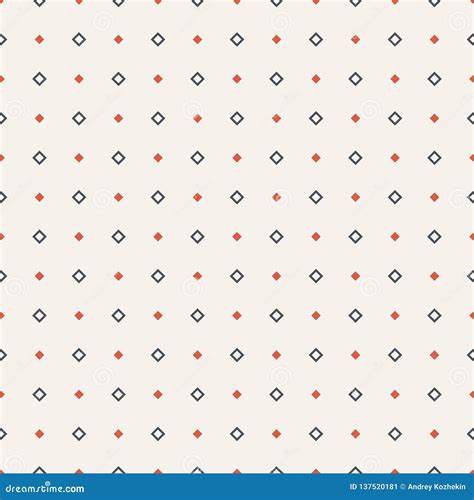 Abstract Geometric Seamless Pattern Of Repeating Small Rhombuses Vector Color Background Stock