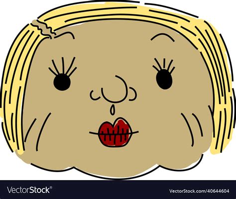 Unique Uncle Aunt Face Royalty Free Vector Image