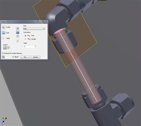 Problem Creating Sweep With Profile And 2d Sketch Autodesk Community
