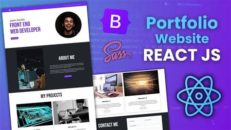 React Portfolio Website Tutorial Using ReactJS Bootstrap 5 Sass