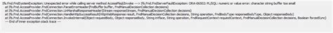 Plsql Numeric Or Value Error Character String Buffer Too Small App 8 Core Ifs Community