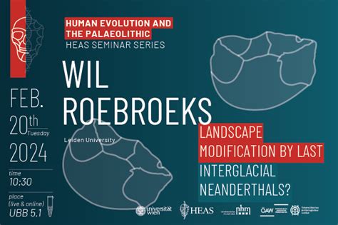 Heas Seminar Series Human Evolution And The Palaeolithic Heas