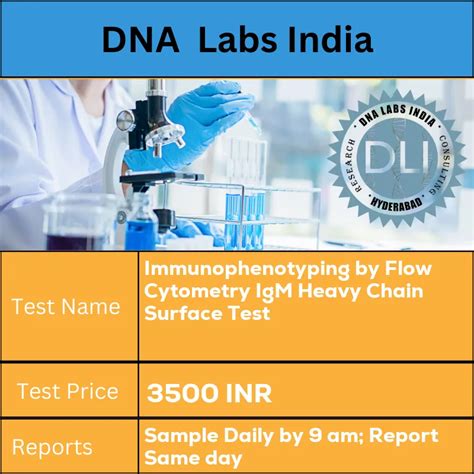 Immunophenotyping By Flow Cytometry Igm Heavy Chain Surface Test Cost 3500 Inr In India