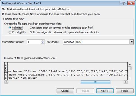 Excel Text Import Wizard Not Showing Blueskymeva