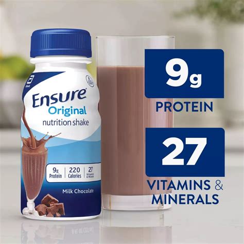 Ensure Original Nutrition Shakes 16 Pk Bottles Milk Chocolate Shop