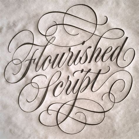 Flourished Script Workshop At Coopertype Nyc Oct 14 15