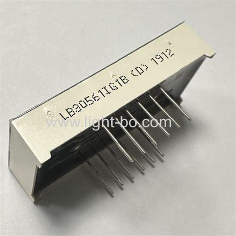 Digit Mm LED Display Segment Pure Green Common Anode For Instrument Panel Manufacturers