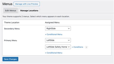 Create A Conditional Menu For Wordpress Website Pages W3 Programmings
