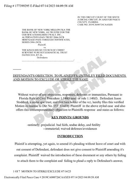 My Motion To Exclude De 154 Pdf