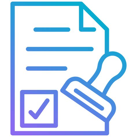 Validity Generic Gradient Outline Icon