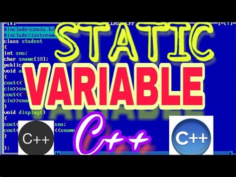 What Is Static Data Member In C With Example C Tutorial YouTube