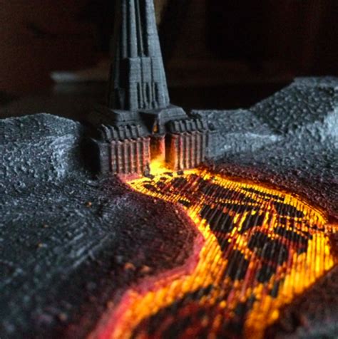 Vaders Castle Mustafar Starwars By Miniworld3d Download Free Stl Model