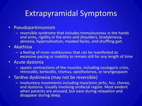 Extrapyramidal Syndrome