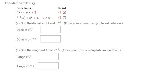 Solved Consider The Following A Find The Domains Of F And Chegg Com