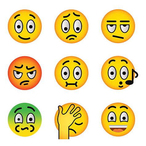 Sullen Cartoon Smiley Face Computer Icon Illustrations Royalty Free