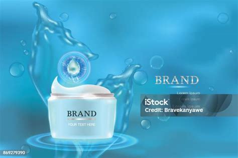 광고 배경 준비 광고를 사용 고급 피부 관리와 화장품 컨테이너 개념에 대한 스톡 벡터 아트 및 기타 이미지 개념 건강한