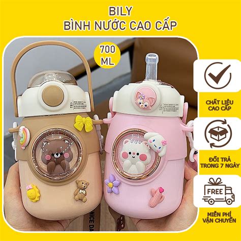 Mua Bình Giữ Nhiệt Cho Bé 700ml Inox 316 Bình Nước Cute Cho Học Sinh Có