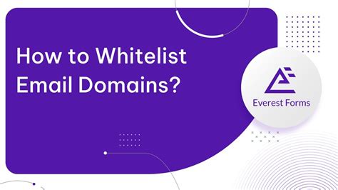 How To Whitelist Email Domains Youtube