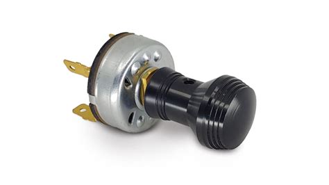 Hot Rod Custom Wiper Switch Art Deco Black