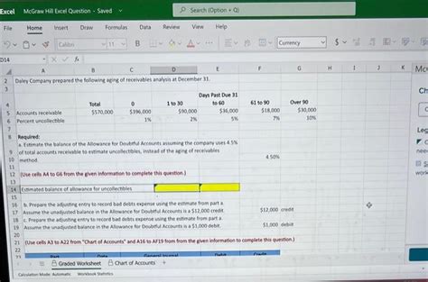 Excel Mcgraw Hill Excel Question Saved O Search