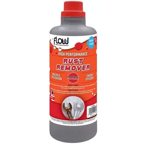 Flow High Performance Metal Rust Remover Liquid 1 Litre Rust1l Sealants And Tools Direct