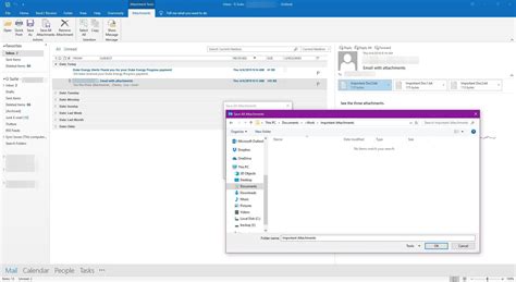 How To Save Multiple Attachments At Once With Outlook