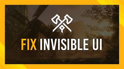 Fix Ui Dissapearing Stuck In Invislbe Menu New World Guide