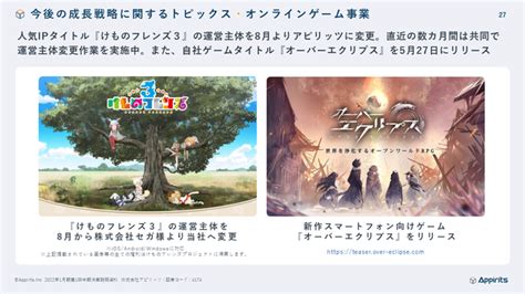 アピリッツ、2022年1月期第1四半期決算発表のお知らせ。上期の業績予想に対して堅調に推移 株式会社アピリッツのプレスリリース