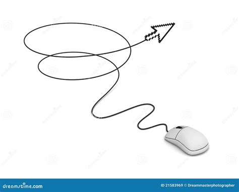 Computer Mouse And Arrow Cursor Stock Illustration Illustration Of Network Book 21583969