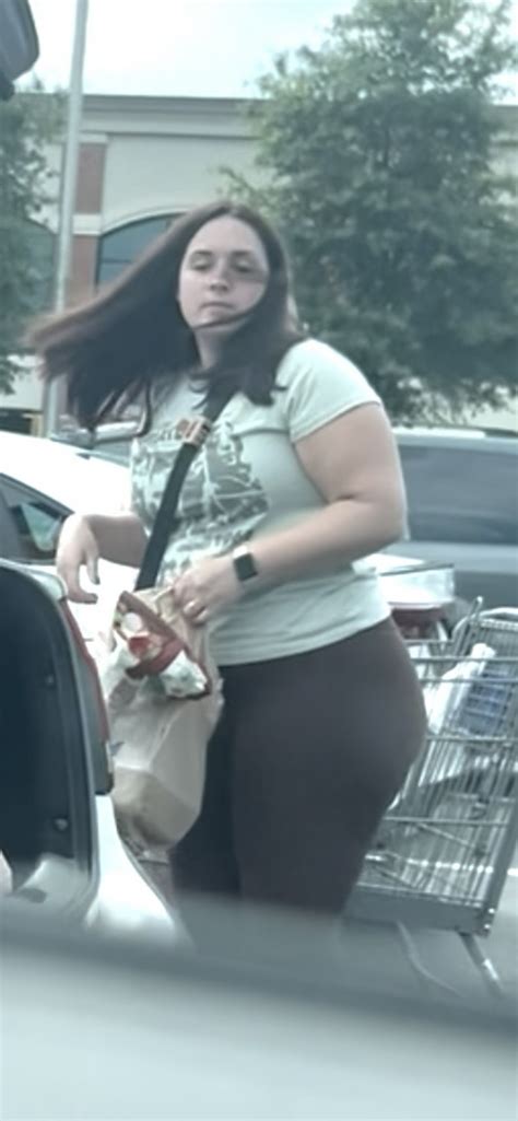 Grocery Shopping Wilf With Big Jiggly Ass Spandex Leggings And Yoga