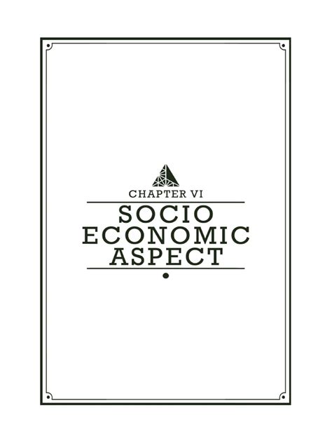 Chapter Vi Socio Economic Aspect Pdf Employment Business Ethics