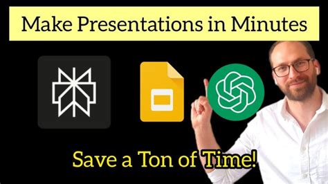 Create Presentations In Minutes With ChatGpT Google Slides And
