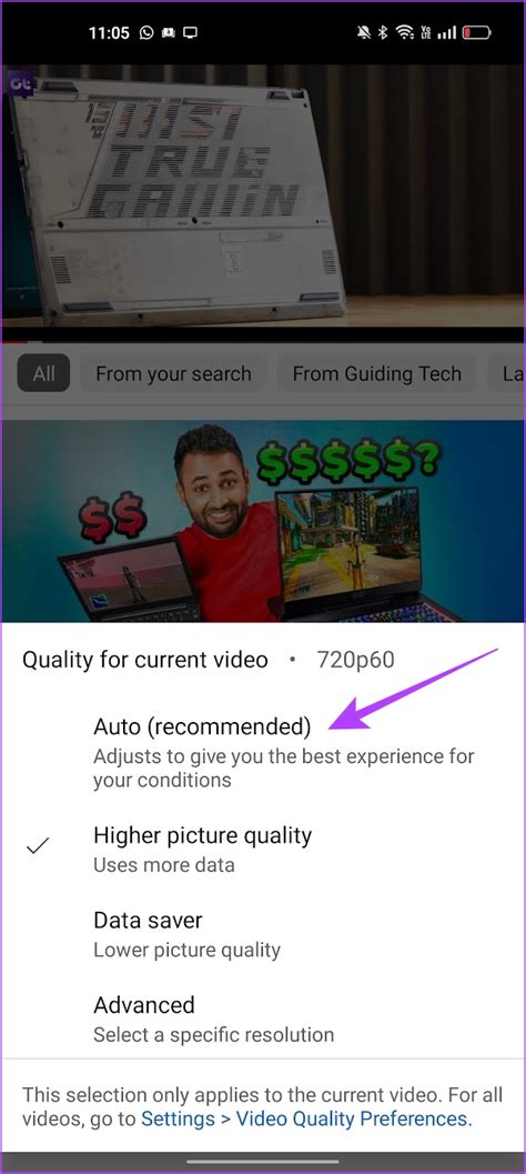 Ways To Fix YouTube Quality Unavailable On IOS And Android Guiding Tech