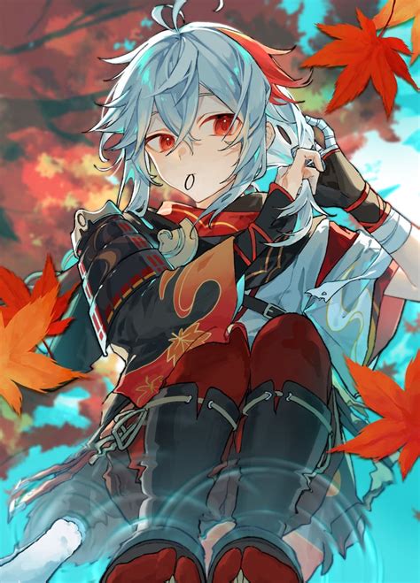 Kaedehara Kazuha Genshin Impact Drawn By Nogi Nokisaki Danbooru