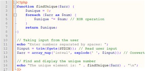 Finding The Unique Element In An Array Using Xor In Php By Taranpreet Singh Medium