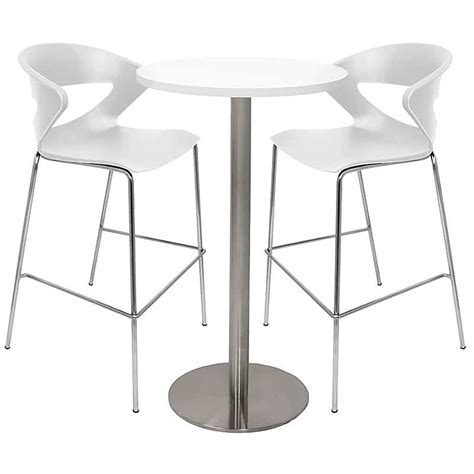 STACEY DRY BAR HIGH TABLE AND 2 ANGELA BAR STOOL PACKAGE