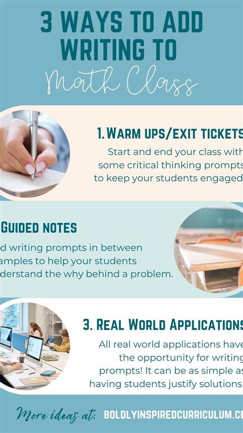 Ways To Add Writing To Math Class Artofit