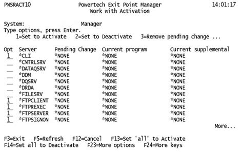 Activating Powertech Powertech Exit Point Manager For Ibm I