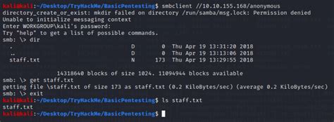 Tryhackme Basic Pentesting Walkthrough By Vadim Polovnikov Infosec