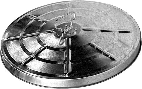 Plexon Trash Can Lid Compotible With 20 Gallon Round Fire Resistant Garbage