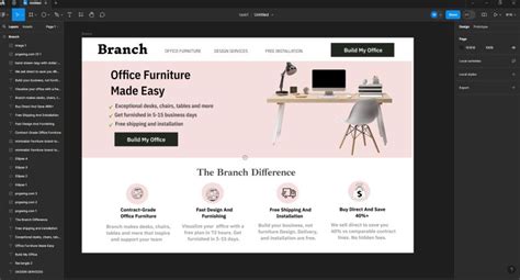 Subhan Asif On Linkedin Figma Webdesign Uiux Officefurniture Landingpage Designjourney