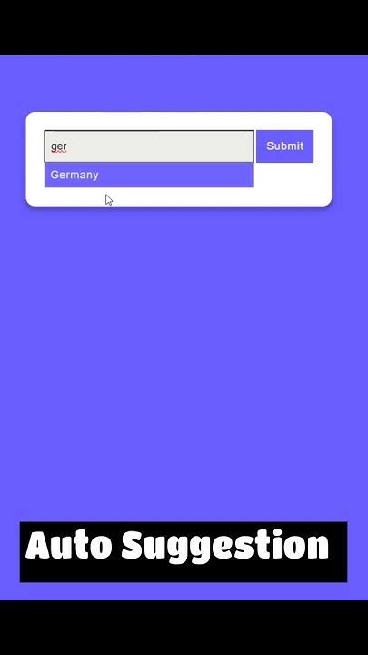 Autocomplete Search Bar In Javascript Youtube
