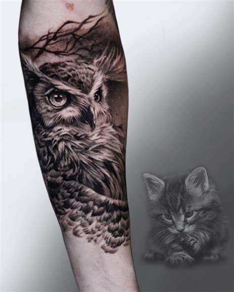 Owl Tattoo Men