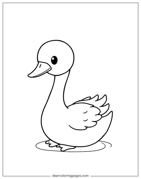 백조 색칠공부 9개의 무료 인쇄 가능한 생성 디자인
