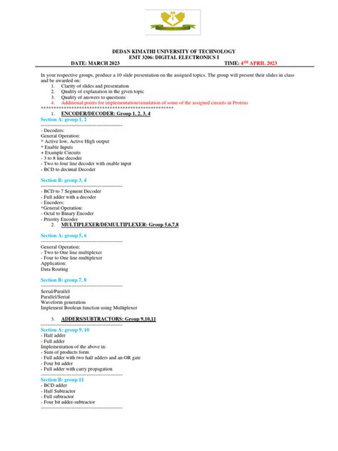 Group Project Assignment 2023 Pdf