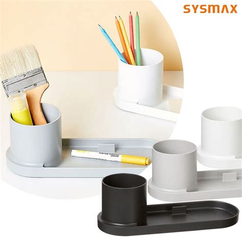 시스맥스 홀더 트레이 화장품정리함 펜꽂이 오거나이저 스마트폰거치대 꽂이 홈플러스 택배배송