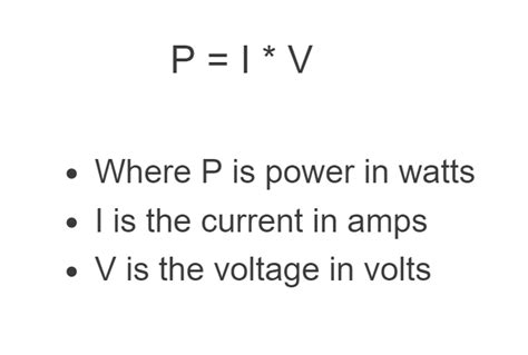 Watts Formula Calculator Academy