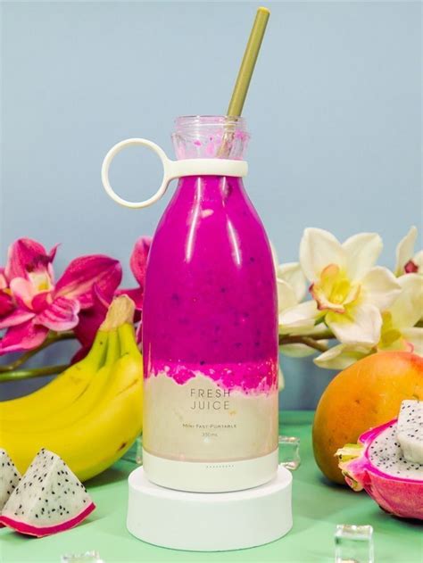 Портативный аккумуляторный блендер бутылка для смузи Fresh juice – фото ...